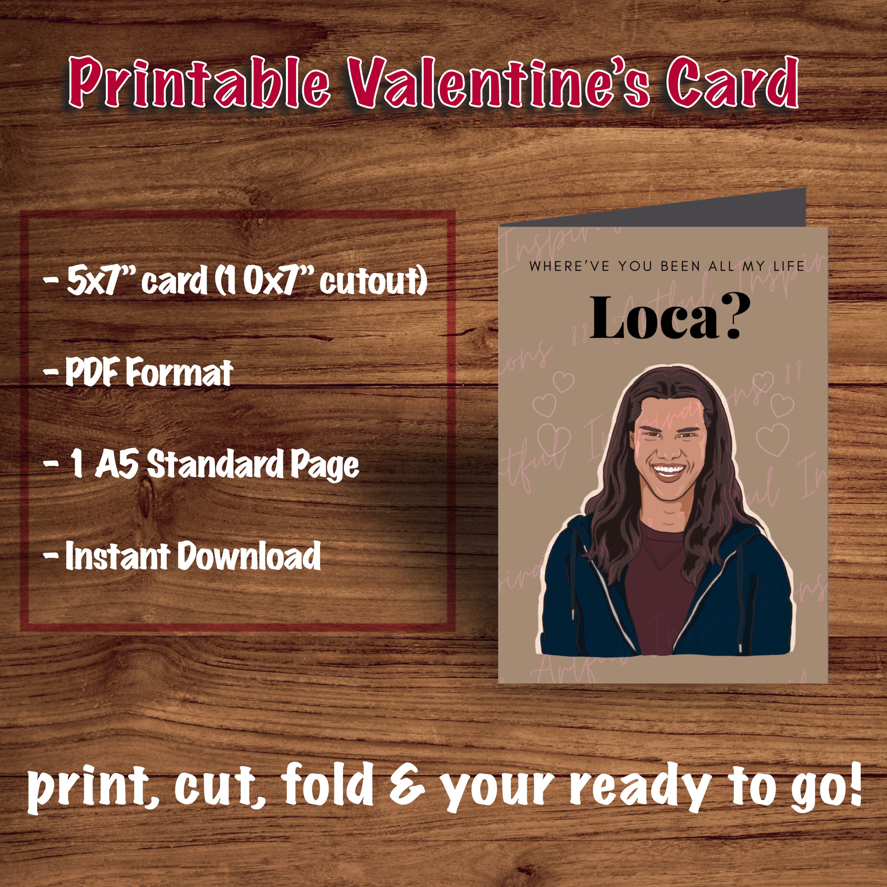 Where’ve You Been Loca Printable Card, Team Jacob Twilight Meme Movie ...