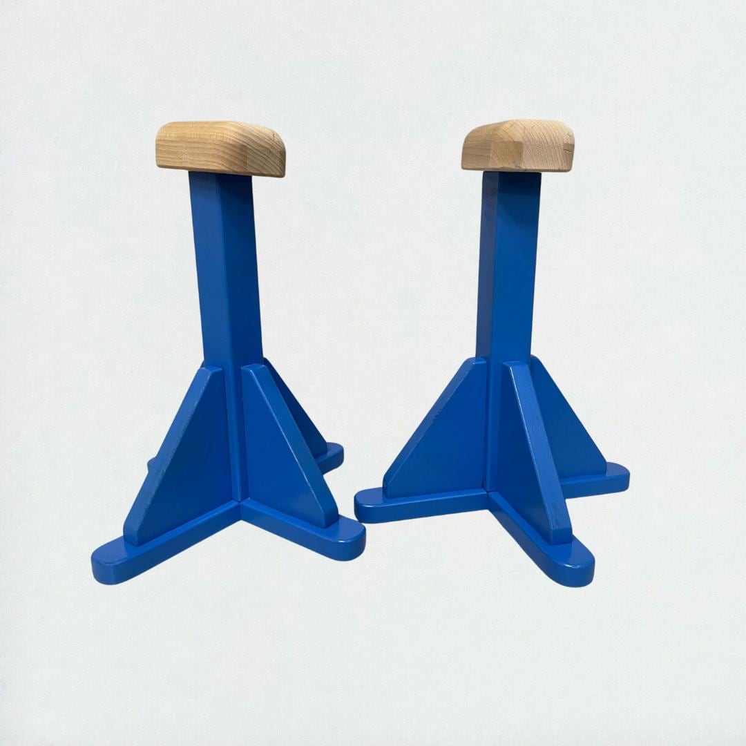 Blue Gymnastics Training Blocks – Handstand Parallettes Bases for ...
