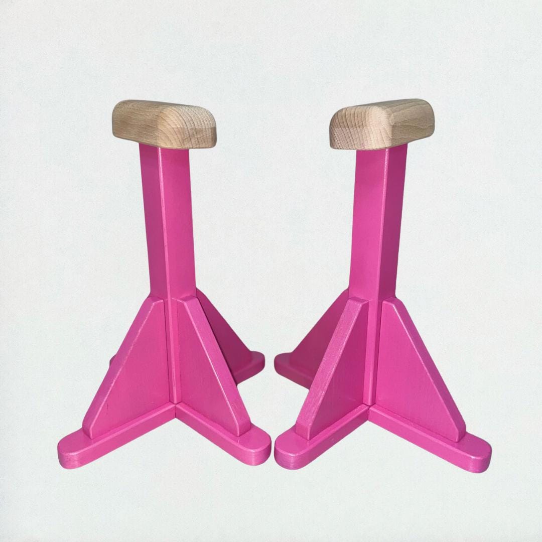 Pink Gymnastics Training Blocks – Handstand Parallettes Bases for ...