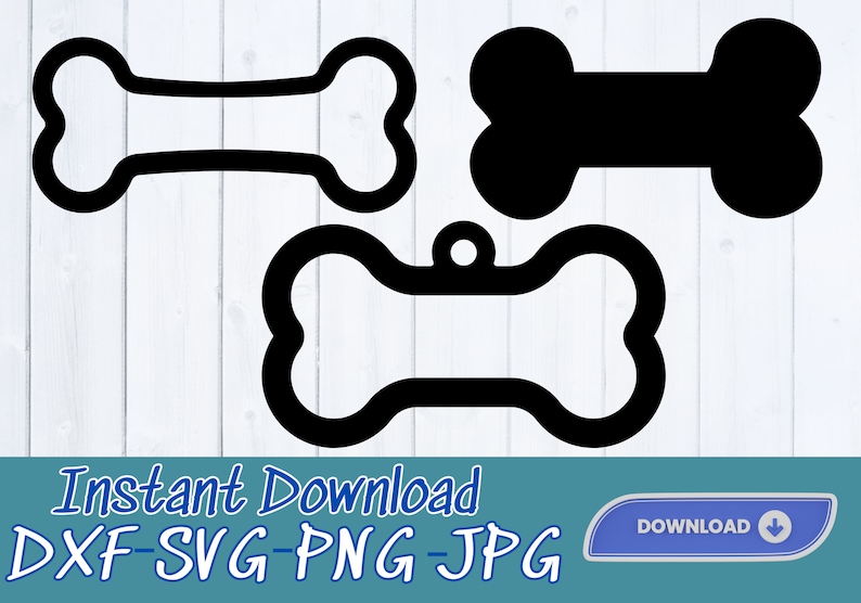 Dog Bone Svg, Dog Bone Digital Cutting File, Dog Bone Png Clip Art Png ...
