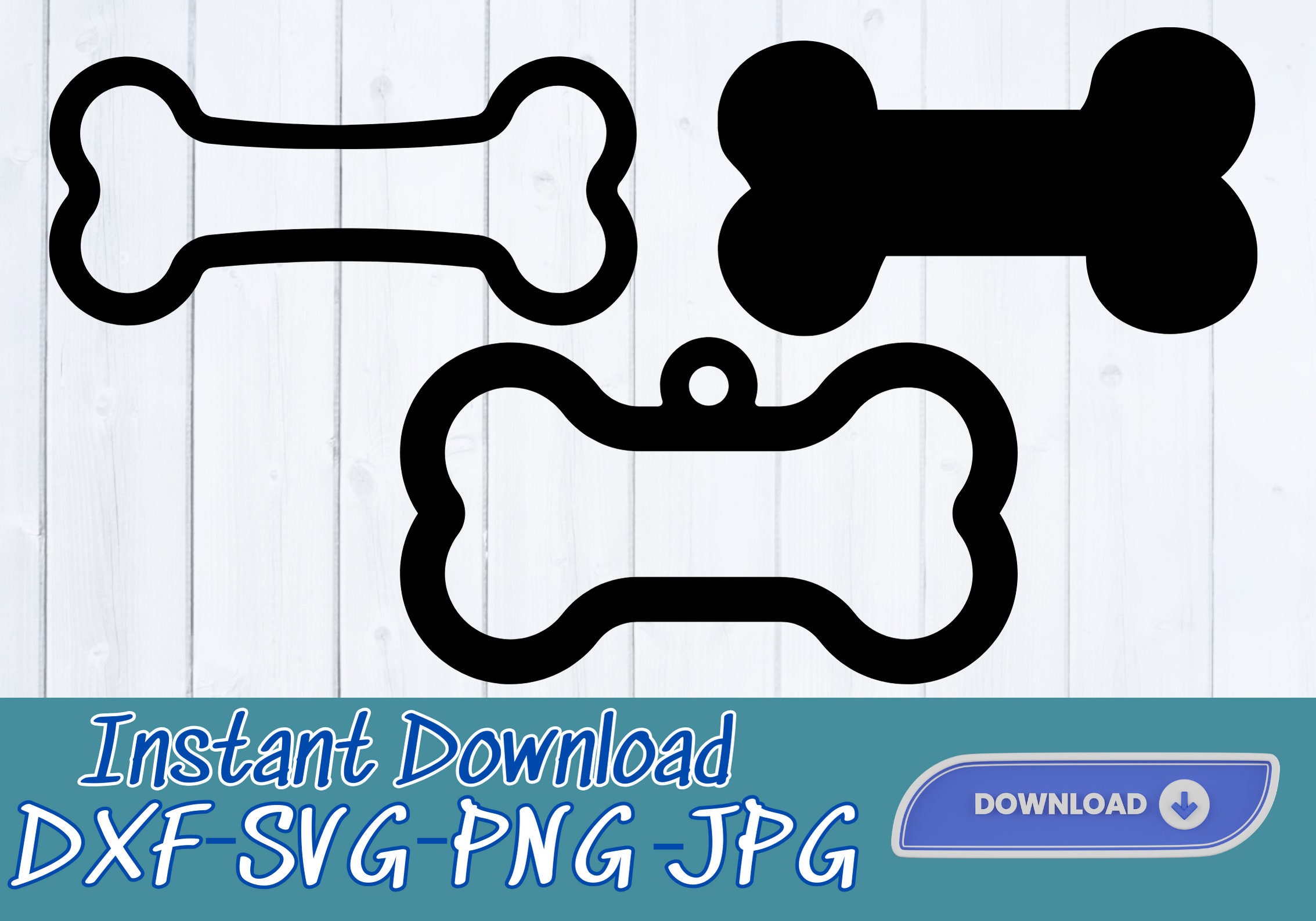 Dog Bone Svg, Dog Bone Digital Cutting File, Dog Bone Png Clip Art Png ...