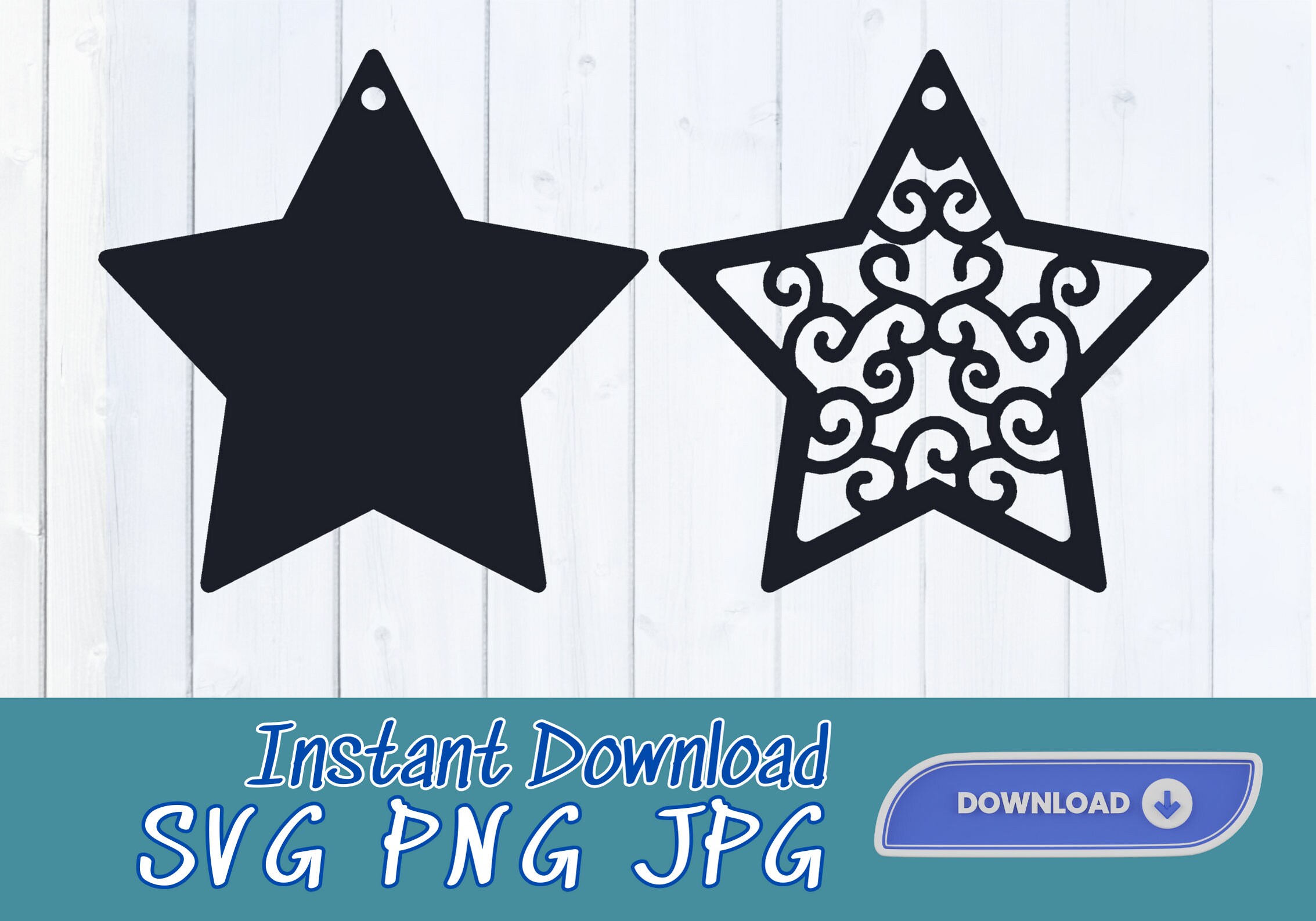 Star SVG Files, Star Cut Files, Star Vector, Star Clip Art, Star Vector ...