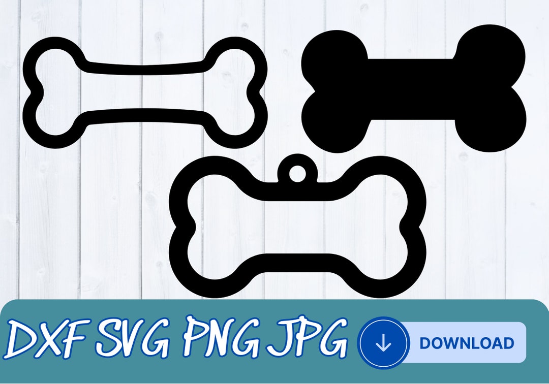 Dog Bone Svg, Dog Bone Digital Cutting File, Dog Bone Png Clip Art Png ...