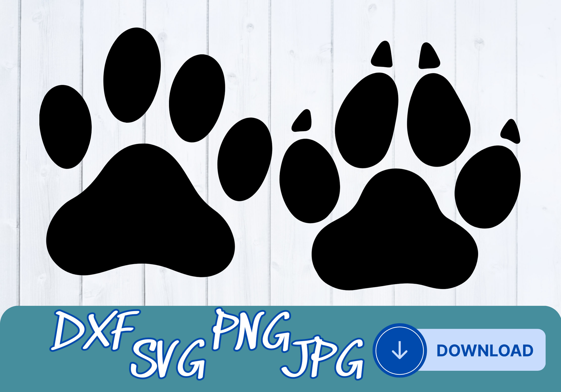 Tiger Paw SVG Instant Download SVG, Png, JPG , Digital Download - Etsy