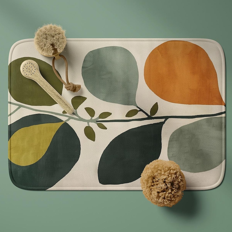 Scandinavian Bathroom Mat - Etsy