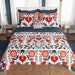 Comforter Scandinavian Rosemaling Folk Art Comforter Design King Queen ...