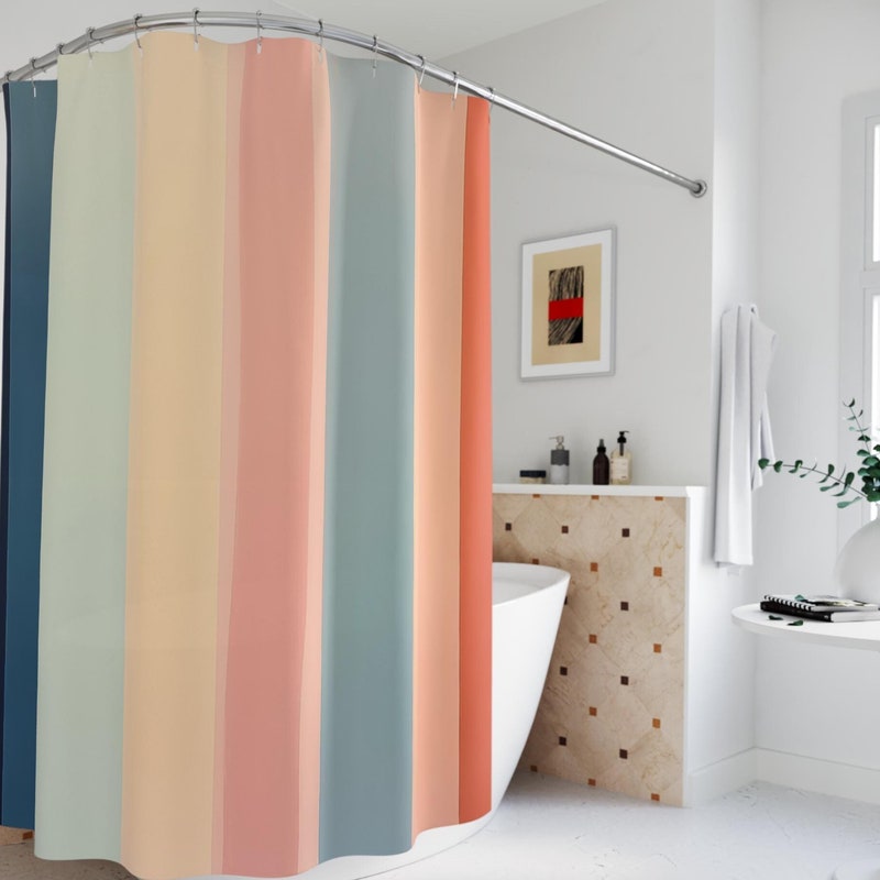 Coral Shower Curtain - Etsy