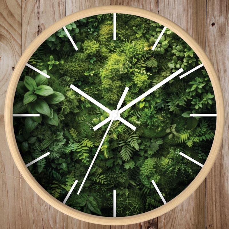 Natural Wood Clock - Etsy