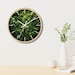 Forest Moss Wall Clock Temperate Forest Moss and Plants Clock for ...