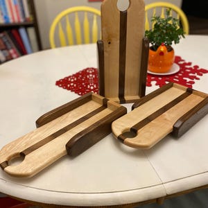 Handcrafted Wood Bread Cutting Board for Kitchen Decor Bread Slicer ...