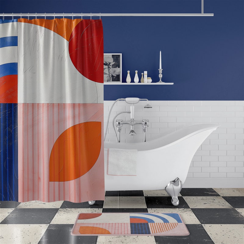 Funky Shower Curtain - Etsy