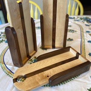 Handcrafted Wood Bread Cutting Board for Kitchen Decor Bread Slicer ...
