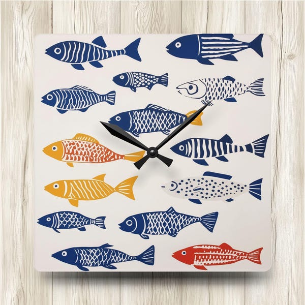 Fish Clock - Etsy