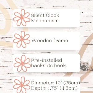 Forest Moss Wall Clock Temperate Forest Moss and Plants Clock for ...