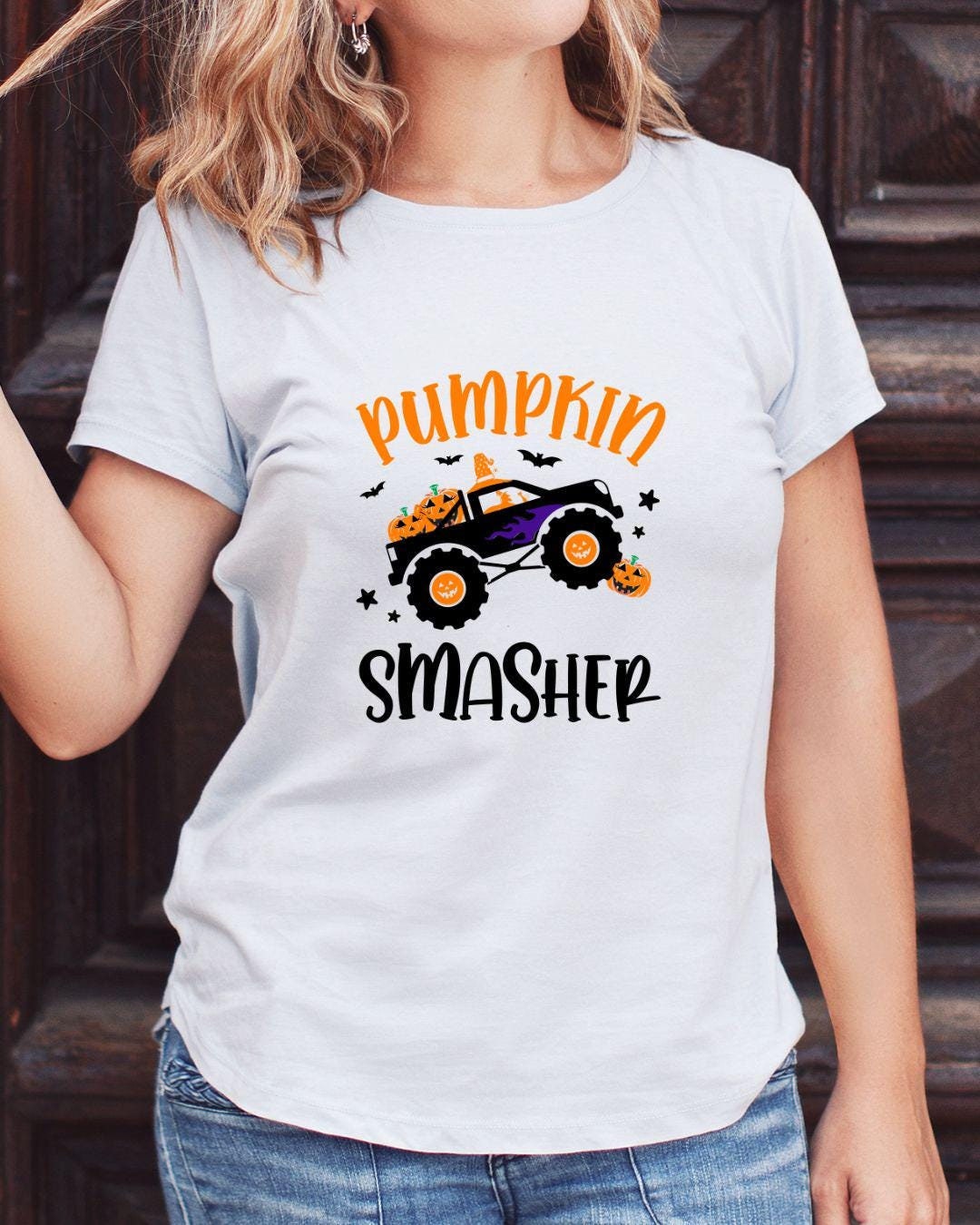 Pumpkin Smasher SVG, Monster Truck Svg, Halloween Svg Cut File, Kids ...
