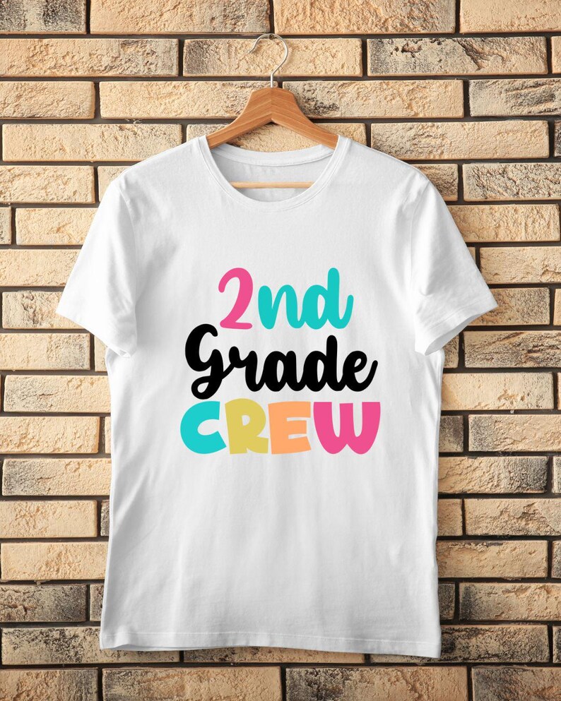 2nd Grade Crew SVG PNG, Second Grade SVG, Back to School Svg, First Day ...