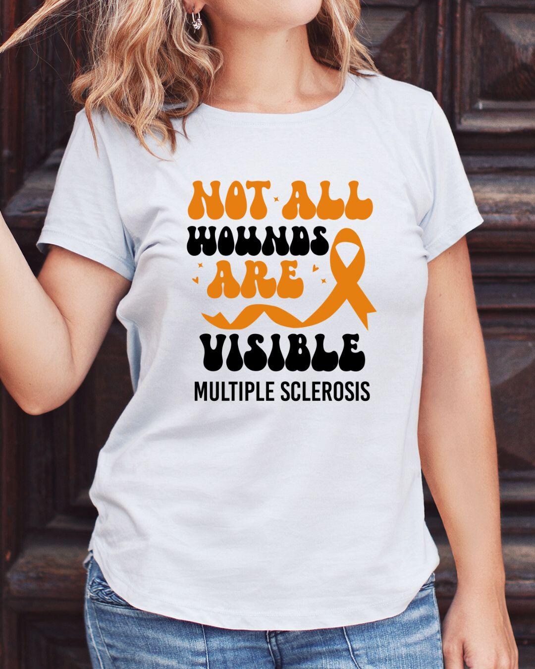 Multiple Sclerosis Awareness Png Svg, Not All Wounds Are Visible ...
