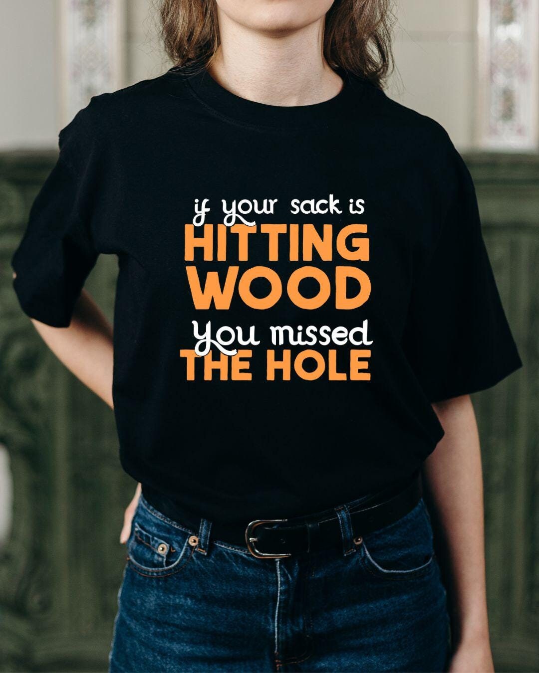 Cornhole Svg Png, If Your Sack is Hitting Wood You Missed the Hole Svg ...