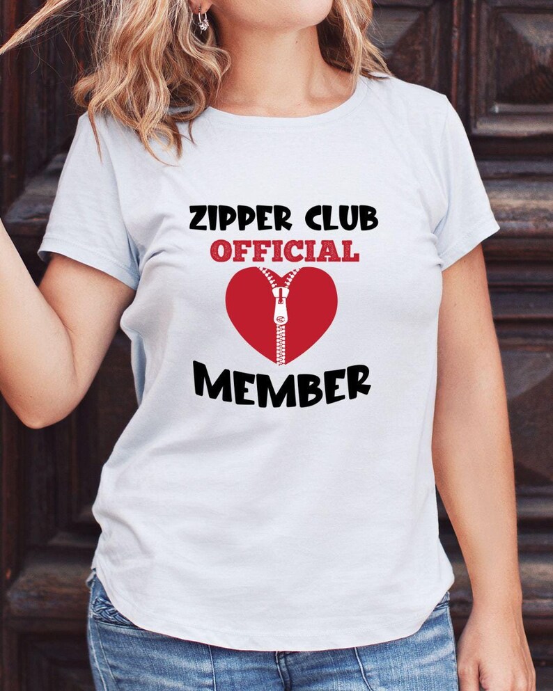 Official Member of Zipper Club Svg Png, Open Heart Surgery Shirt, Funny ...