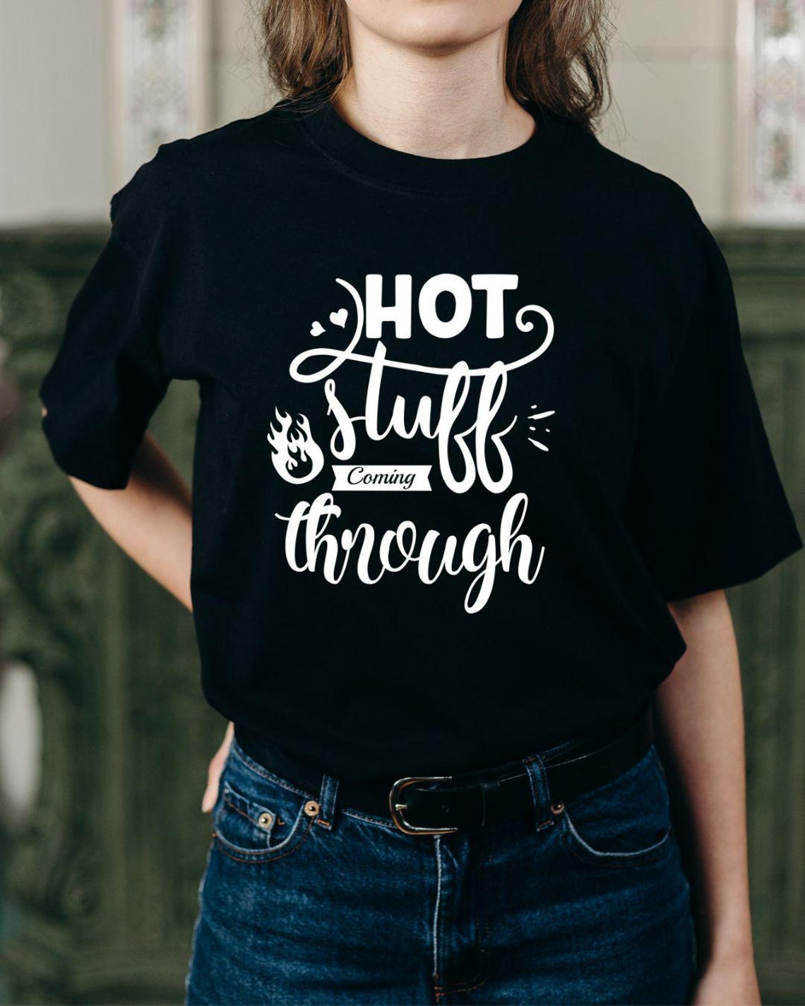 Hot Stuff Coming Through SVG Cut File | Cooking Apron SVG | Instant ...