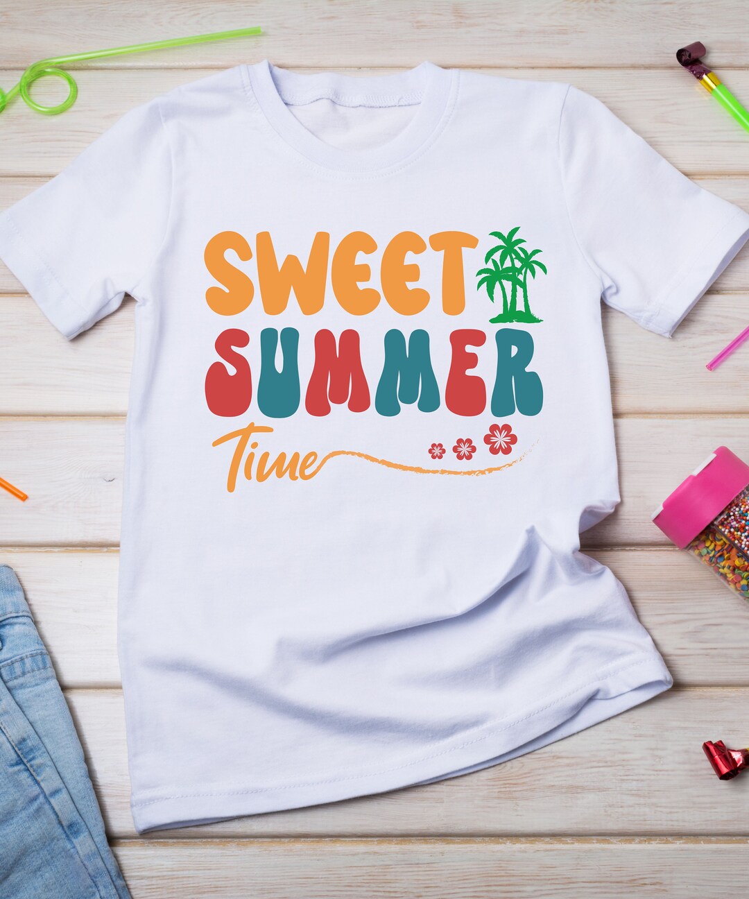 Sweet Summer Time Svg, Summer Svg File, Summer Cut File, Wavy Svg ...