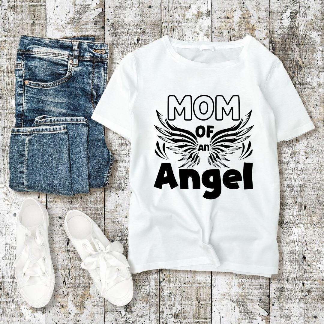 Mom of an Angel Svg Png ,mothers Day Svg Christian Svg in Memory Of ...