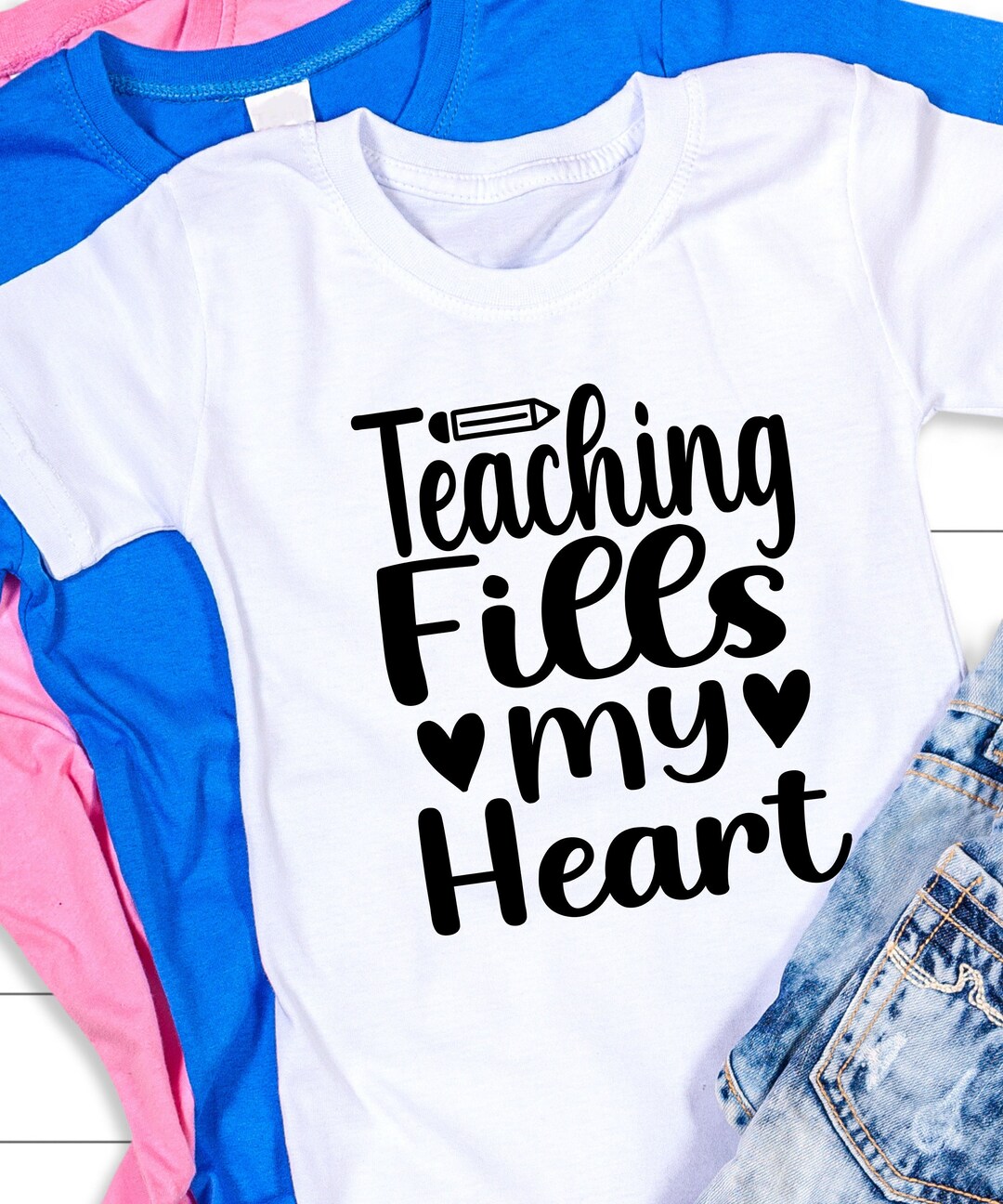 Teacher Valentine Heart Svg Png, Teaching Fills My Heart Svg, Teacher ...