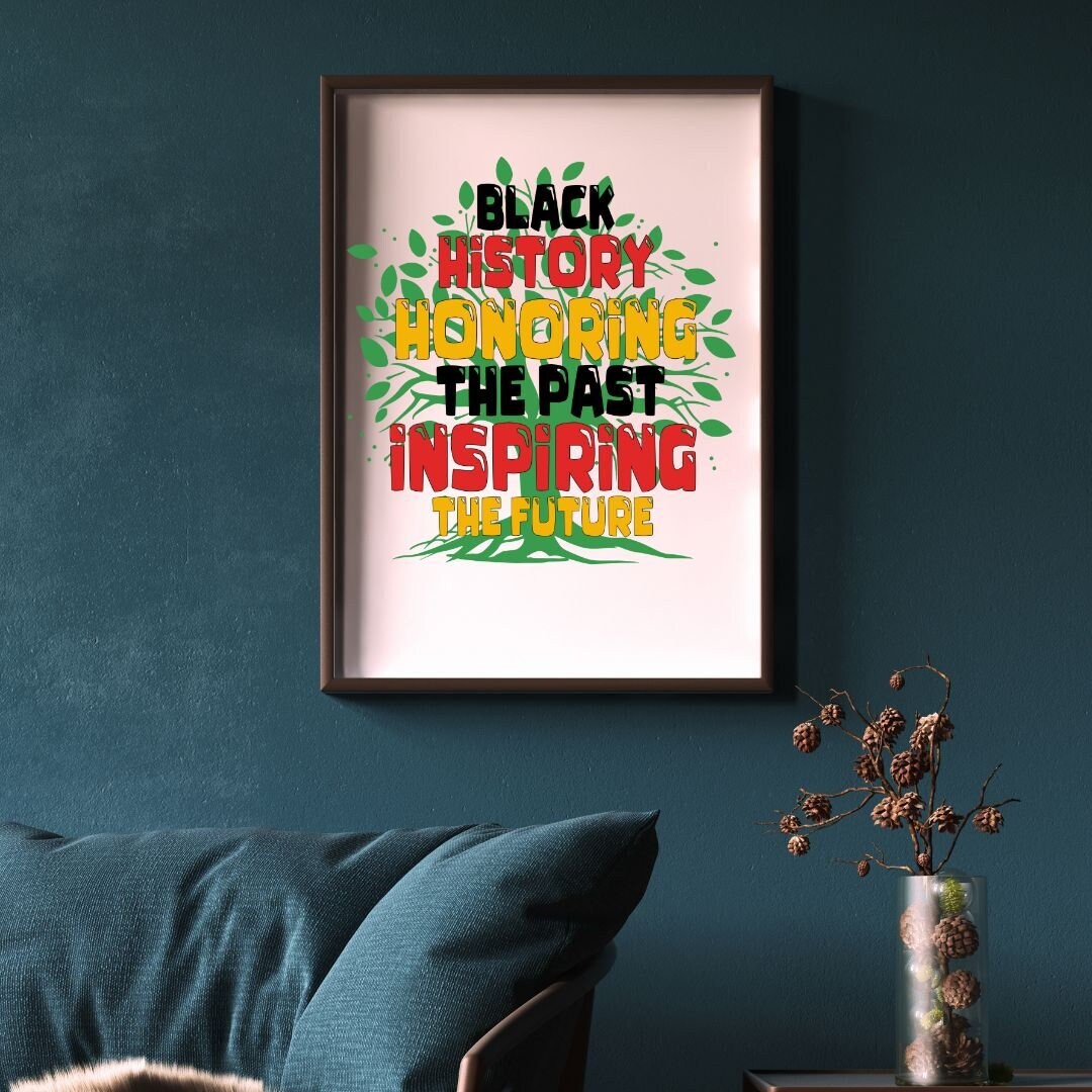 Black History Month Wall Art Set,retro Trendy Wall Art Set,exhibition ...