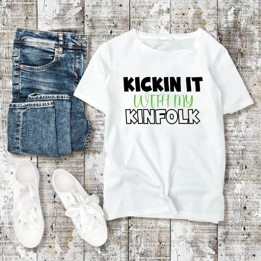 Kickin It With My Kinfolk Svg Family Reunion Svg Funny Family Svg ...