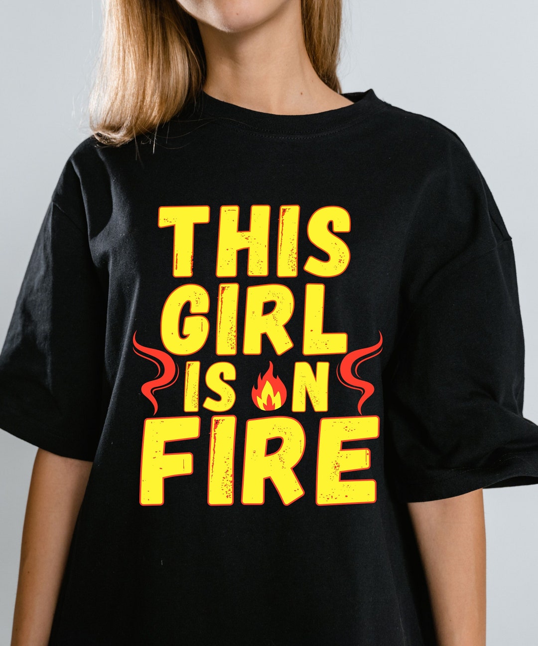 This Girl is on Fire Svg Png, Best Gift for Friend, Gift for Her,gift ...
