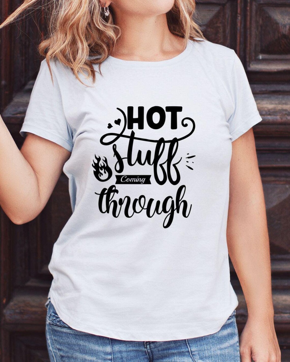 Hot Stuff Coming Through SVG Cut File | Cooking Apron SVG | Instant ...