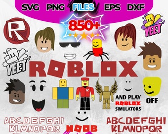 Roblox Font, Roblox Svg Bundle, Roblox Svg, Roblox, Svg Files for ...