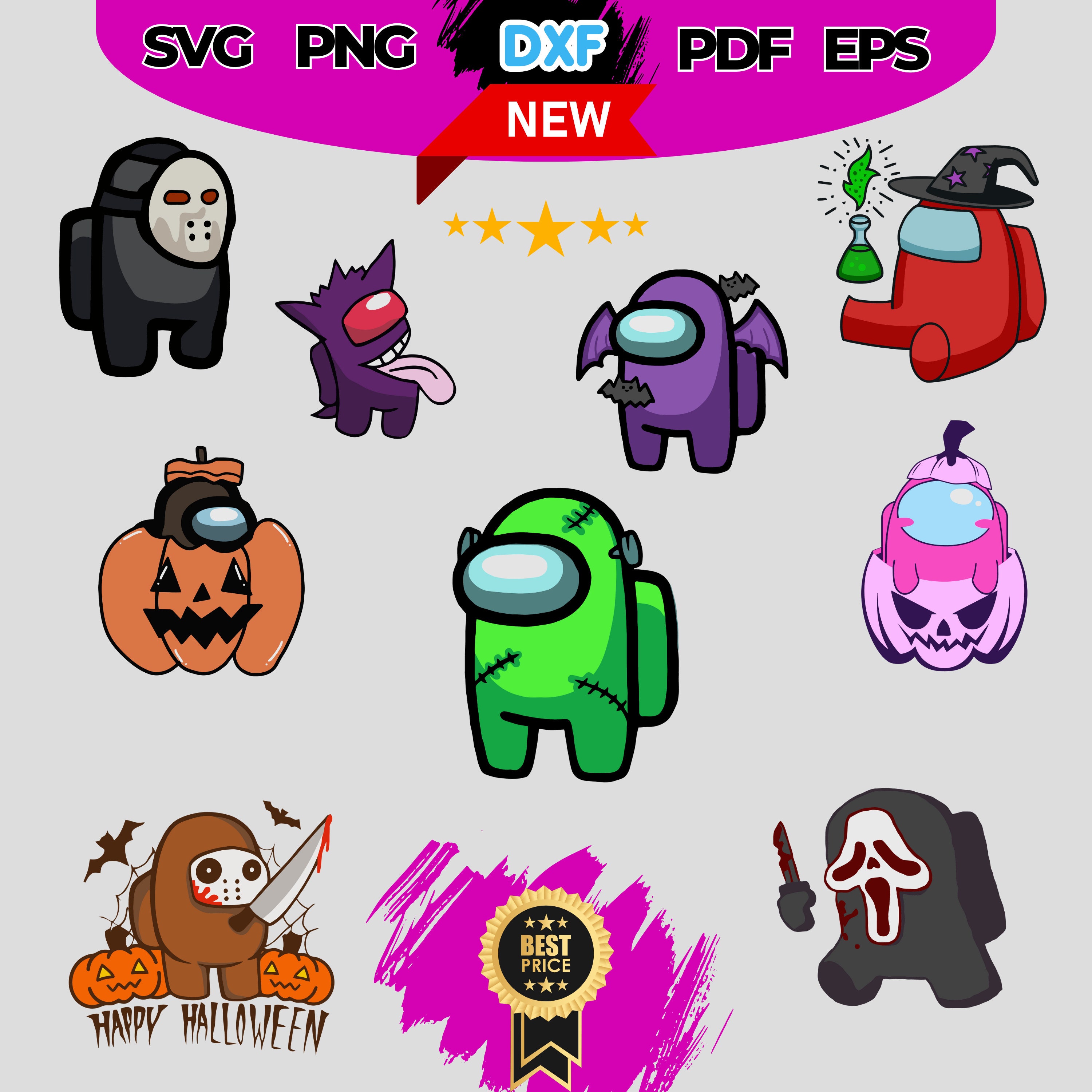 450 Files Among Us Svg Bundle Layered Item, Among Us Svg, Among Us Png ...