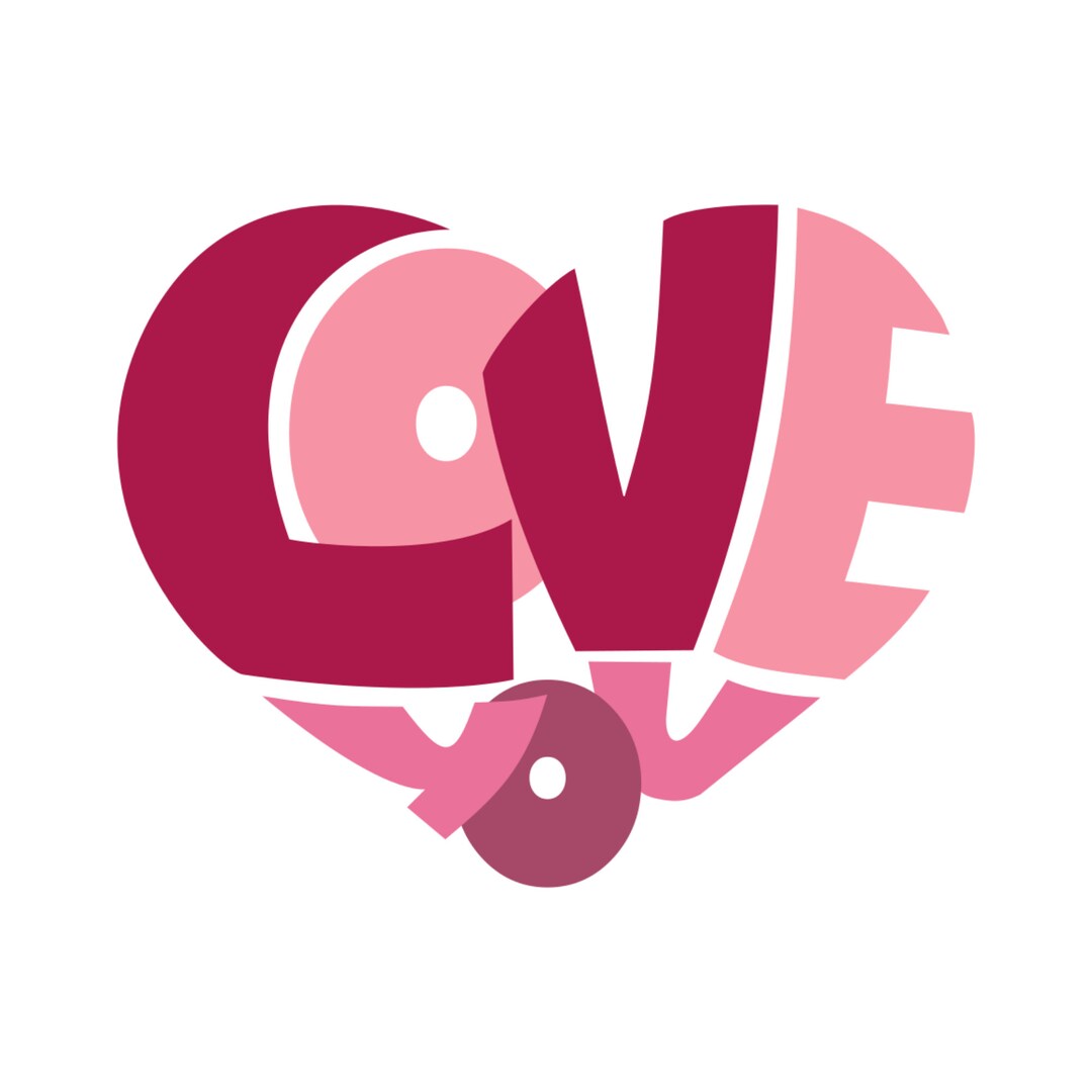 Love Heart SVG for Valentine's Love Valentine Love You Svg Png Heart ...