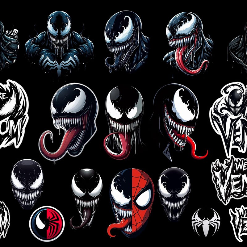 Venom decal sticker - Etsy Polska