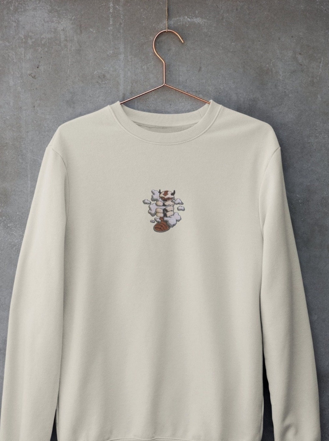 Appa Avatar the Last Air Bender Embroidered Sweatshirt Inspired From ...