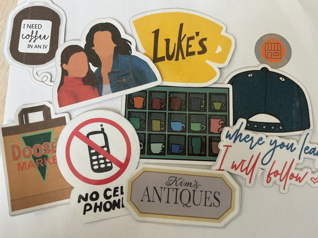 Gilmore Girls Assorted Stickers - Etsy