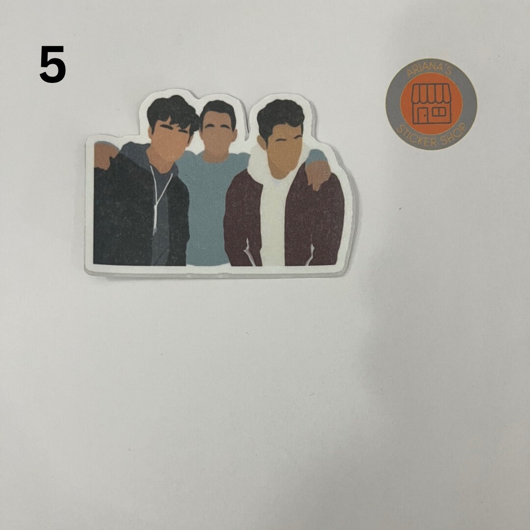 Jonas Brothers Assorted Stickers Part 2 - Etsy