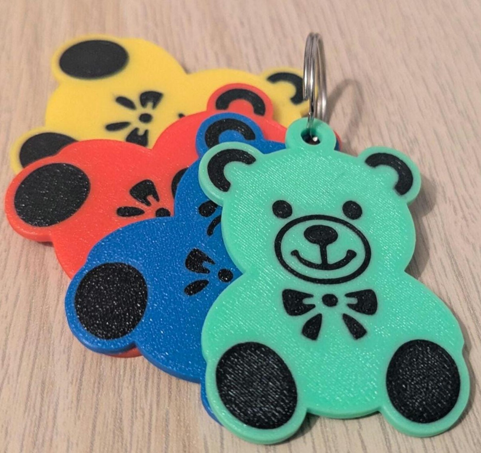 Teddy Bear Zones of Feelings/emotions Keychain - Autism / ADHD ...