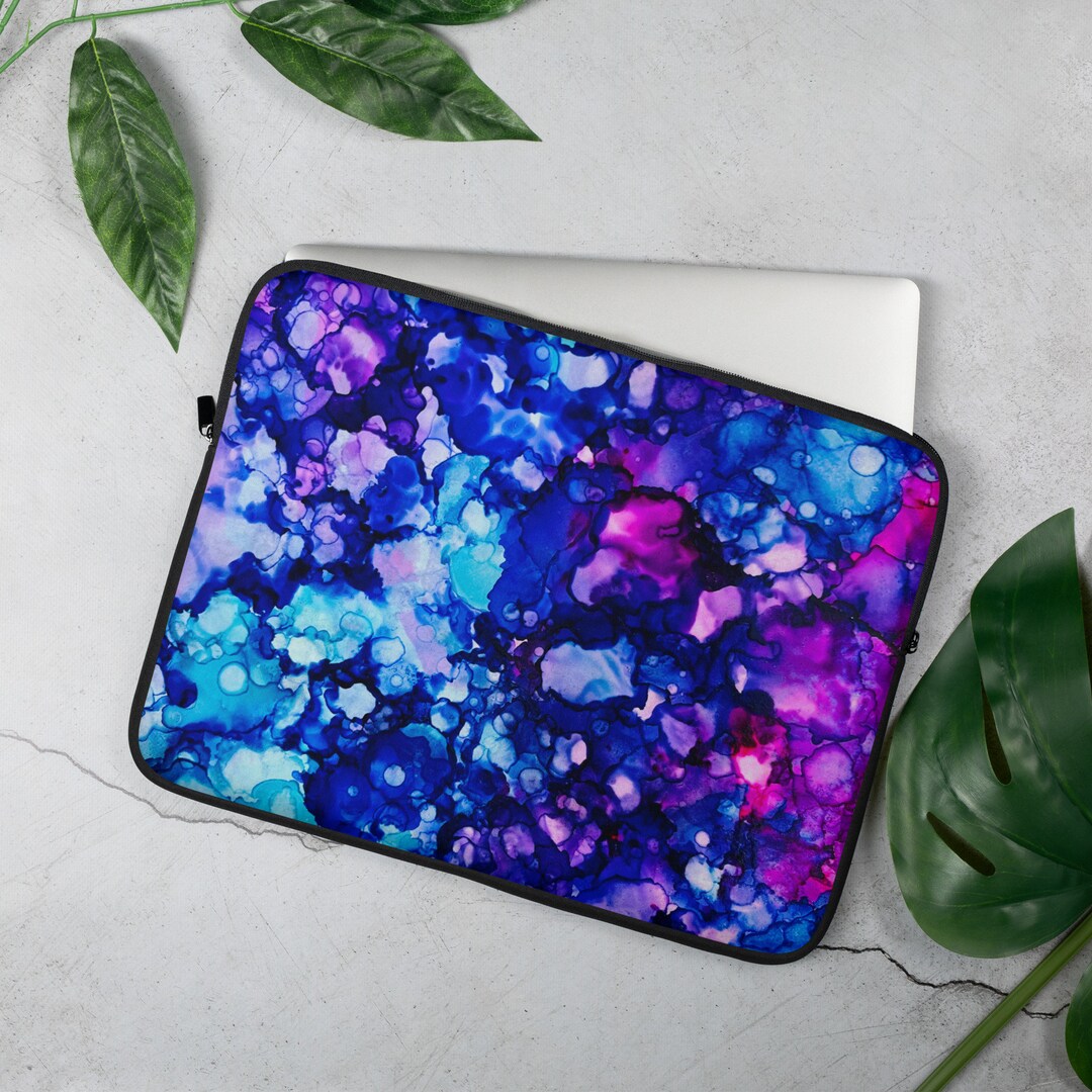 Squished Blueberries Laptop Sleeve 13 or 15 Bright Colorful MacBook ...
