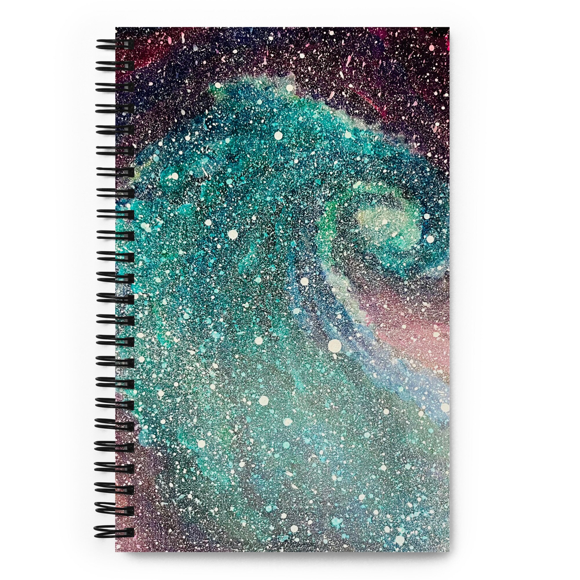 Galaxy Spiral Notebook Colorful Celestial Stationary Art Sketchbook ...