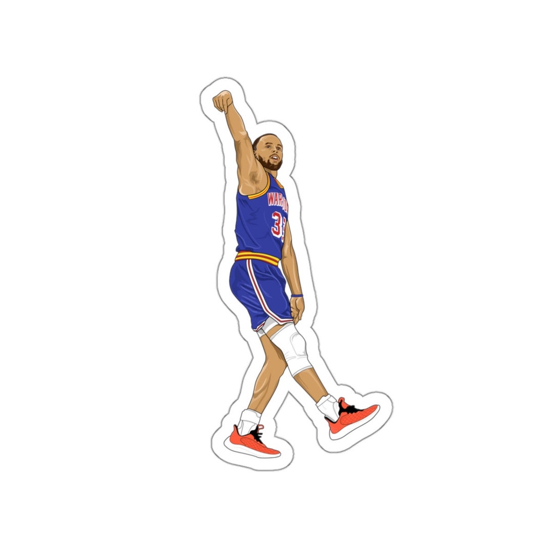 Steph Curry Water Resistance Sticker - Etsy
