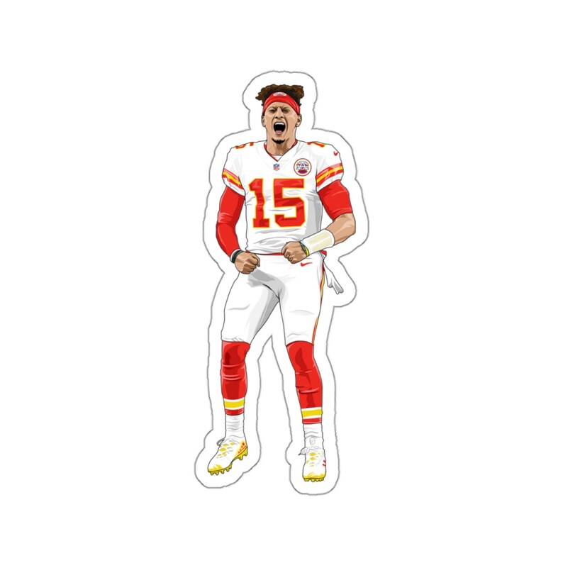 Patrick Mahomes Water Resistance Sticker - Etsy