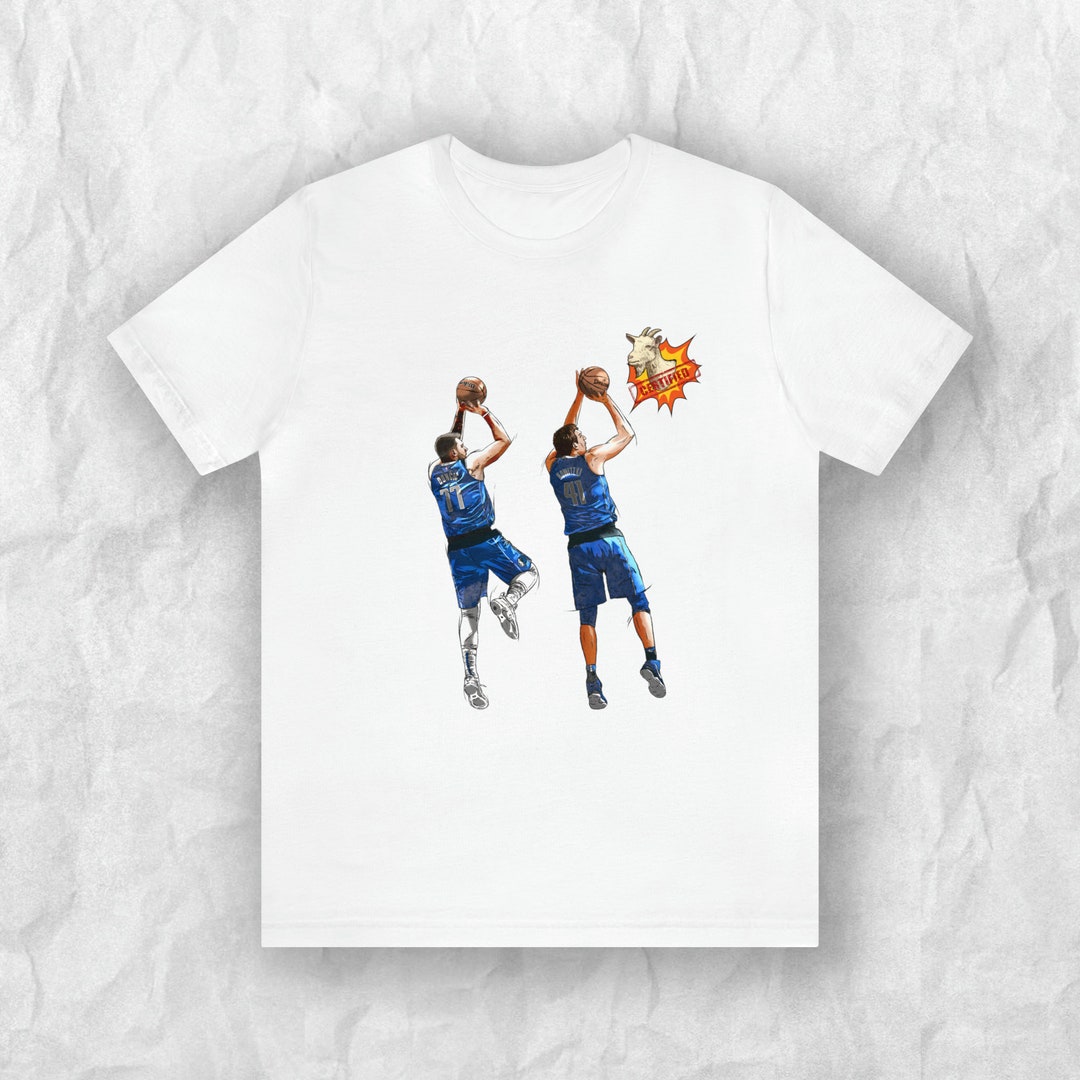 Luka Donic & Dirk Nowitzki Certified Goat Unisex T-shirt - Etsy