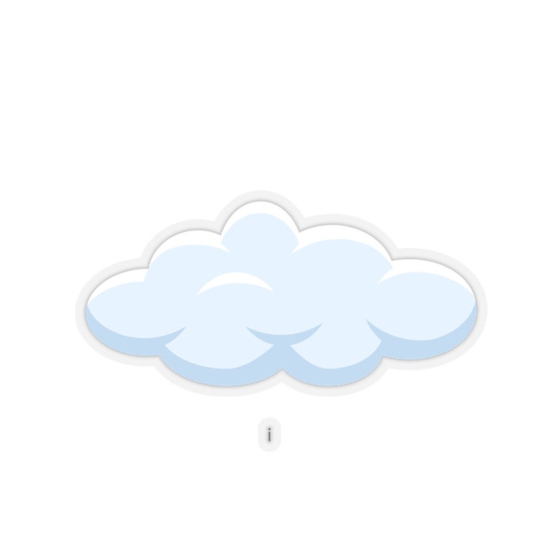 Cloud Stickers - Etsy
