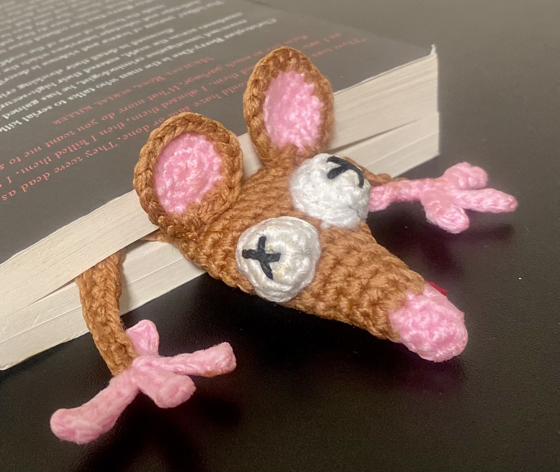 Rat Bookmark Crochet Pattern Handmade Bookmark PDF Pattern Instant ...