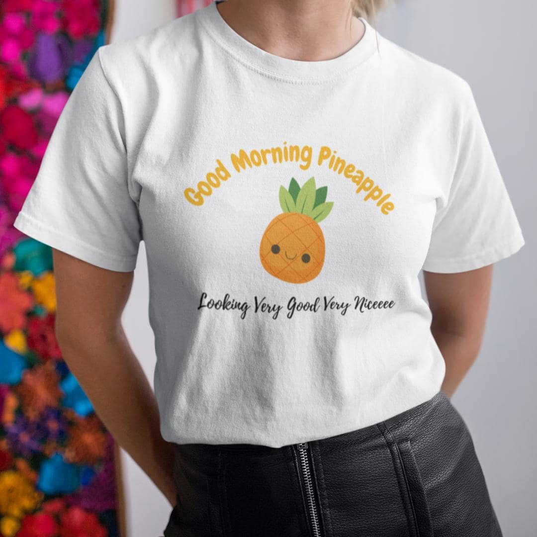 Funny Pineapple Shirt, Tik Tok Meme Shirt, Good Morning Pineapple ...