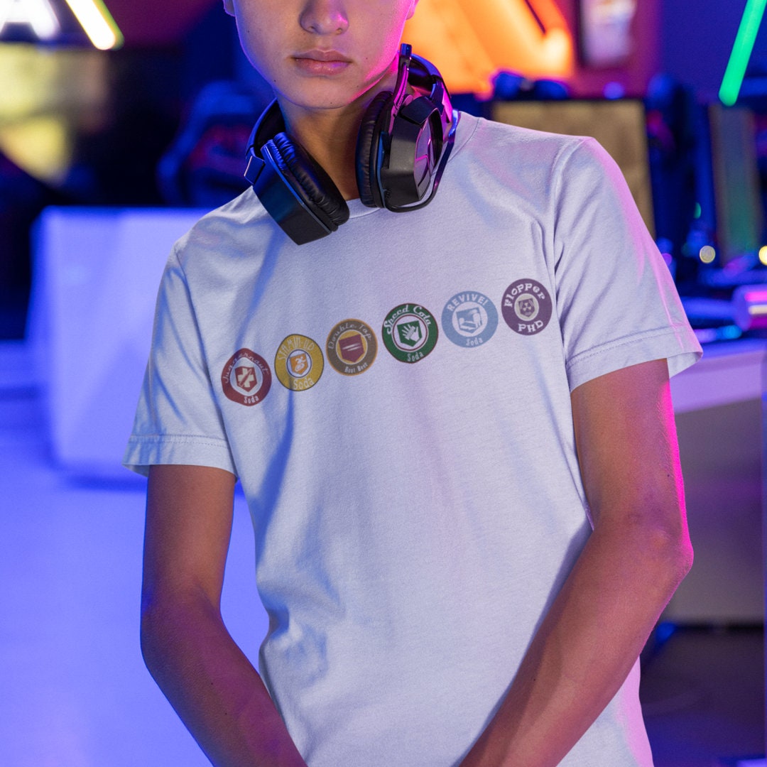 Call of Duty Zombies Perks T-shirt, Black Ops, Gaming Gift, Perk A Cola ...