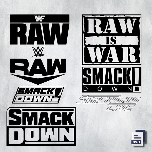Wwe Smackdown Logo Svg - Etsy