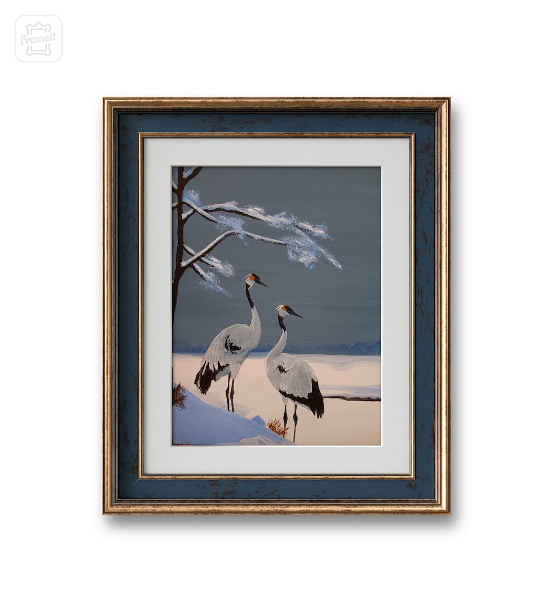 Snow Cranes - Etsy